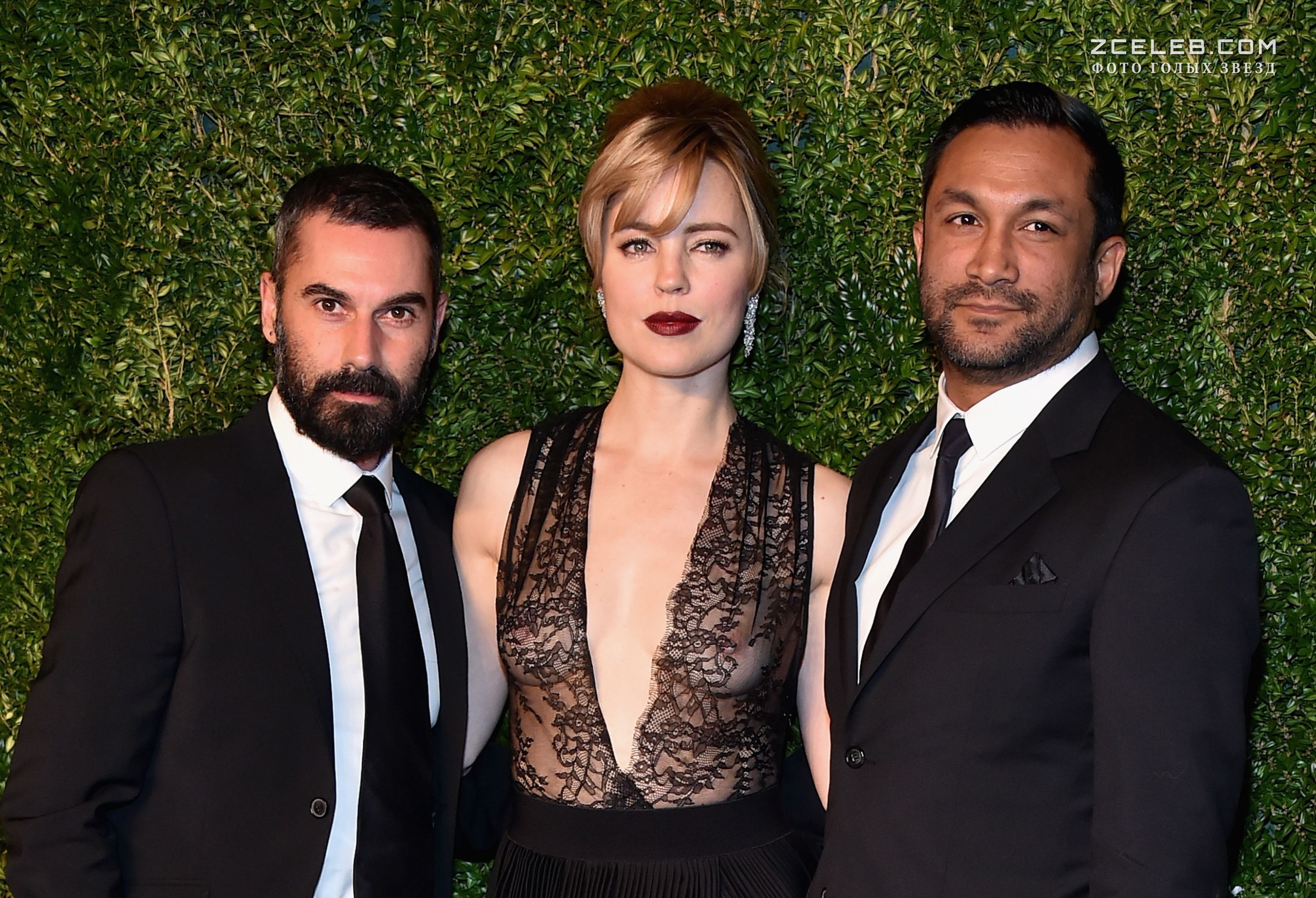 Голая грудь Мелисса Джордж на церемонии вручении премии CFDA/Vogue Fashion Fund Awards, 2014 ...